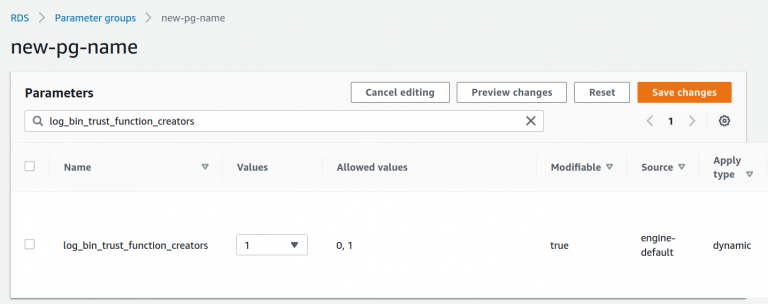Aws Rds You Do Not Have The Super Privilege And Binary Logging Is Enabled The System Admins Blog
