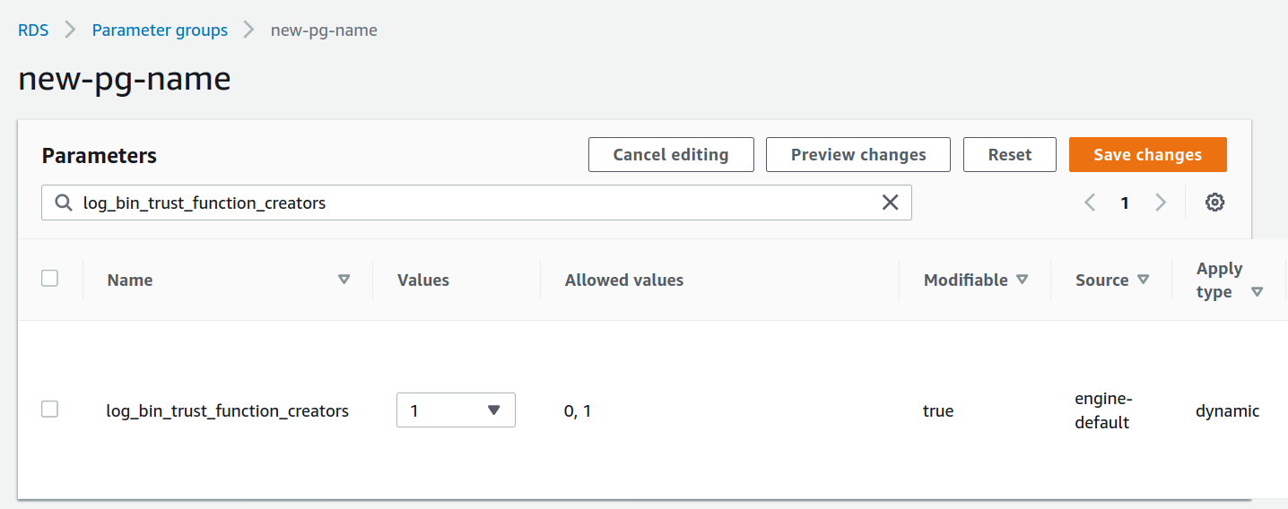 Aws Rds You Do Not Have The Super Privilege And Binary Logging Is Enabled The System Admins Blog 